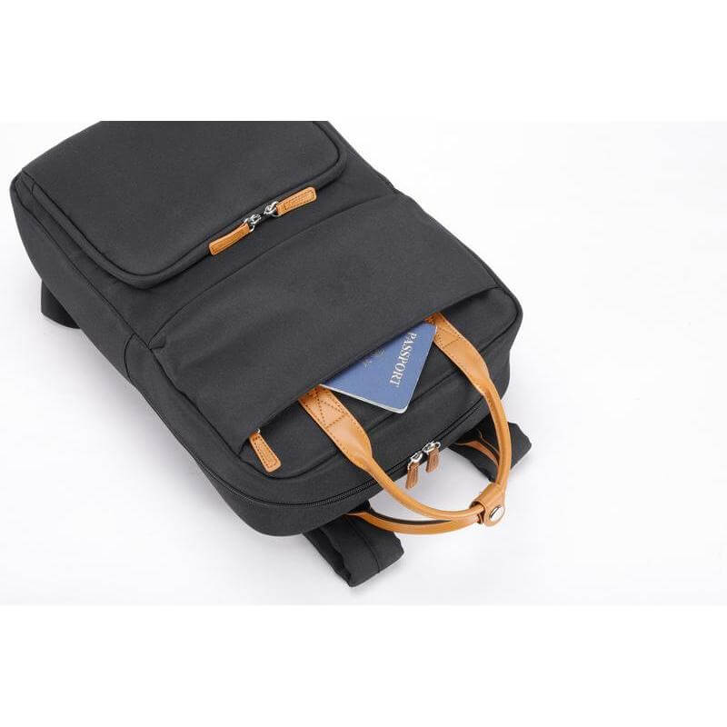 Mainz Santhome Black Laptop Backpack - Stylish Custom Bags