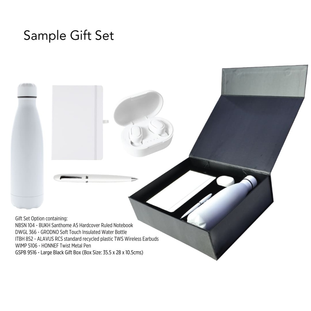 Gift Set Packaging with Magnet Closing (Large) - Black | Jasani