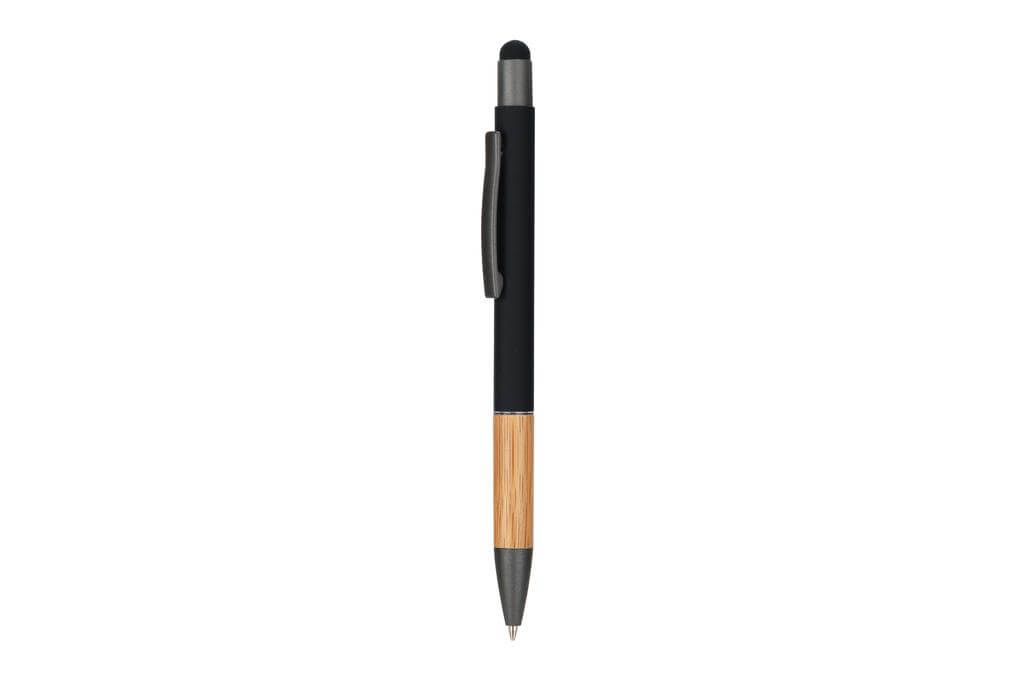 AYTOS - Metal Stylus Pen with Bamboo Grip - Black | Jasani