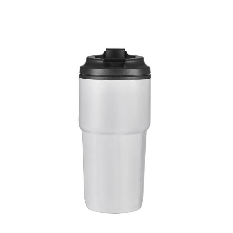 KAVALA - Giftology Steel/PP Double Wall Travel Mug 500ml - White | Jasani