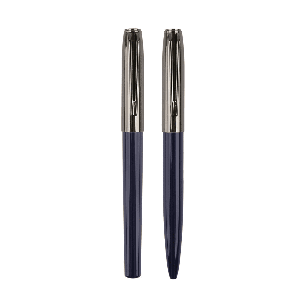 NORA - Gift Set of Roller and Ball Pen - Navy Blue | Jasani