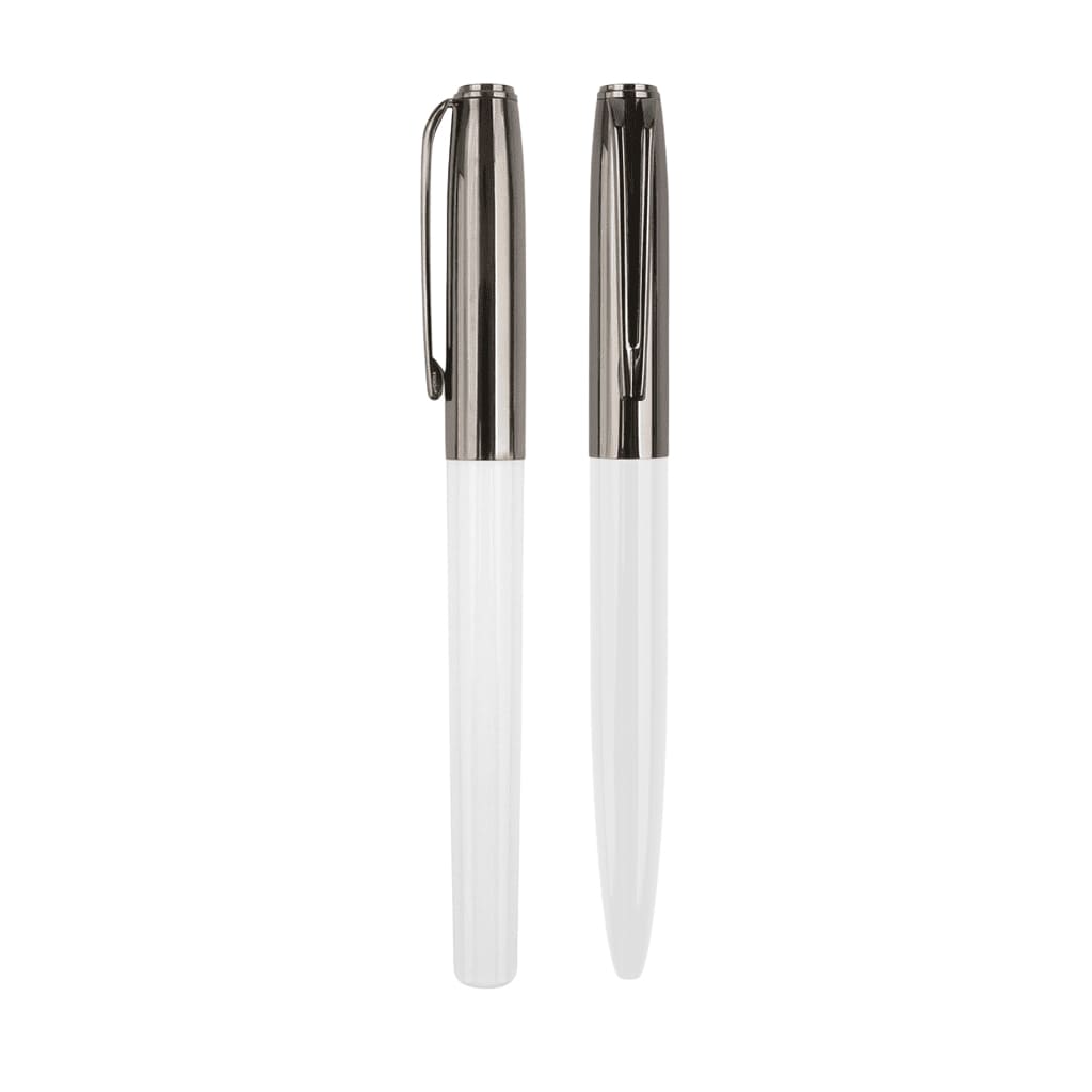 NORA - Gift Set of Roller and Ball Pen - White | Jasani