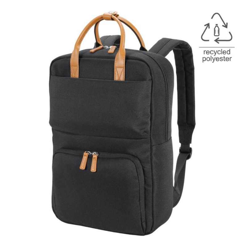 Mainz Santhome Black Laptop Backpack - Stylish Custom Bags