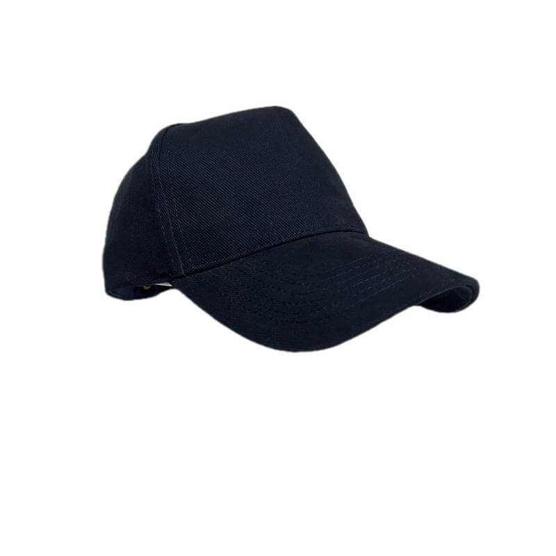 NARVA - 5 Panel Heavy Brushed Cotton Cap - Navy Blue | Jasani