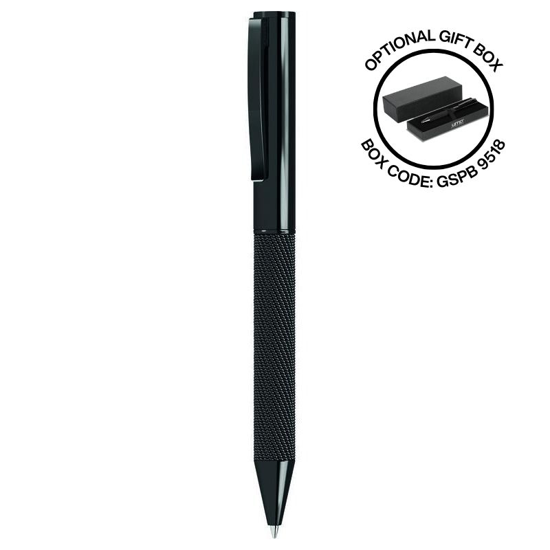 UMA - MESH Premium Metal Ballpoint Pen - Black | Jasani