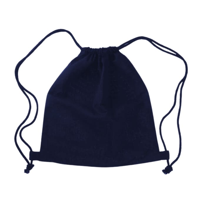 RINGE - Cotton Drawstring Bag - Navy Blue | Jasani