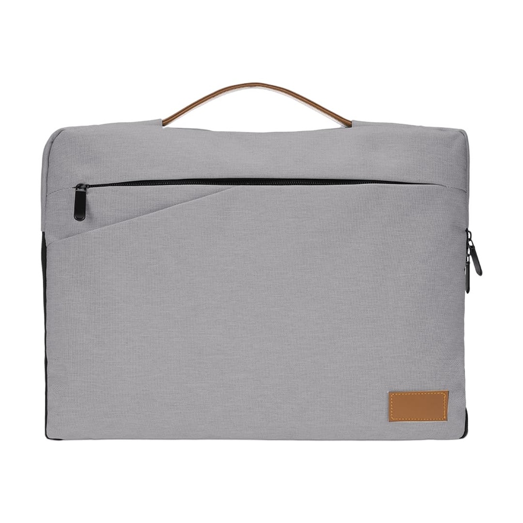 SALCEA - Santhome® 15" Laptop Sleeve - Grey/Tan | Jasani