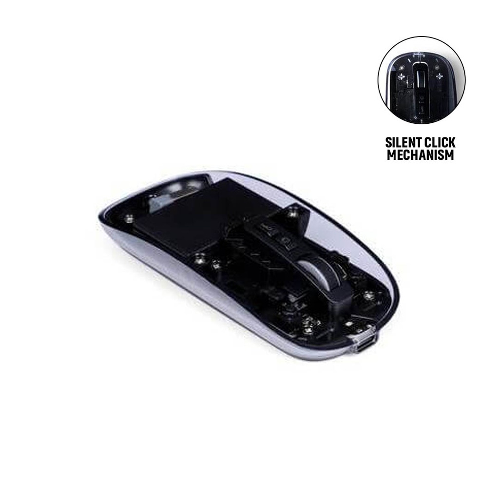 LOGIK - @memorii Transparent 3-mode Wireless Mouse | Jasani
