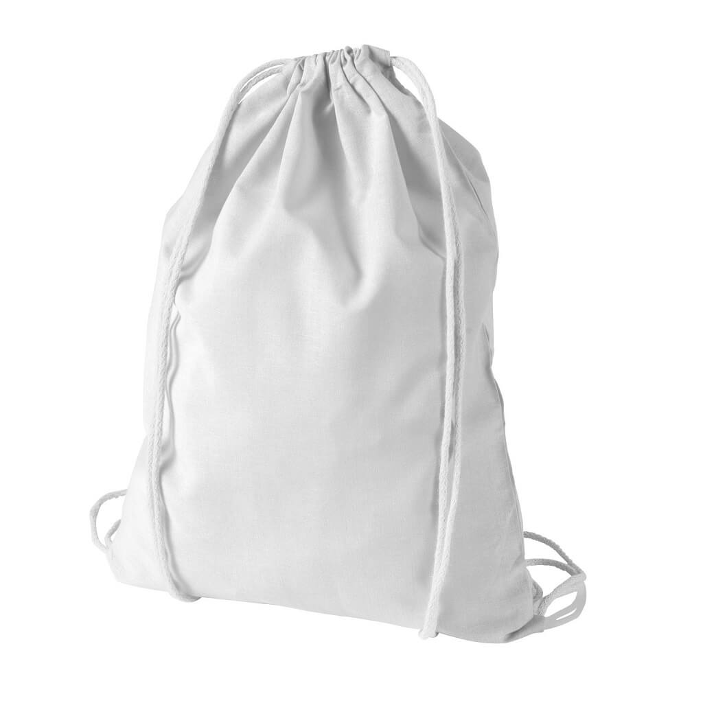 Eco-neutral Cotton Draw String Bags-White | Jasani