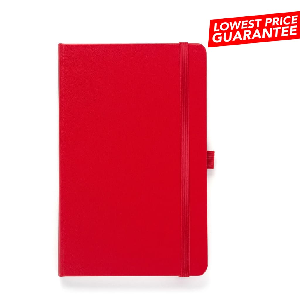 PINGER - Giftology A5 Hard Cover Ruled Notebook - Red | Jasani